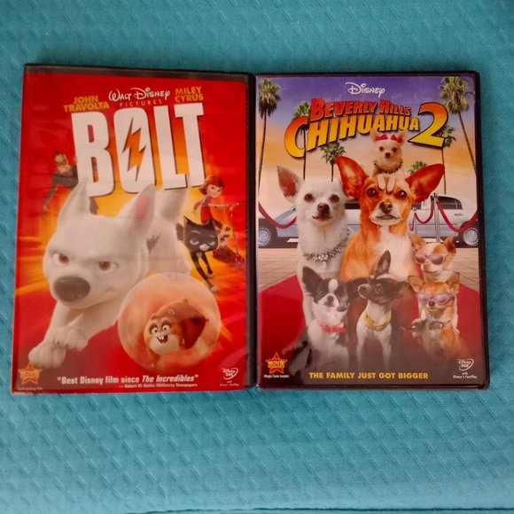 Disney | Other | Chihuahua2 Bolt 2 Dvds | Poshmark